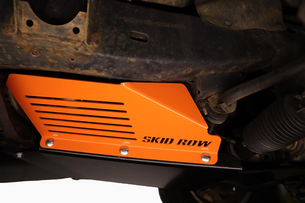 Toyota 3rd Gen 4Runner Transmission Skid Plate with FRONT Catalytic Co ...