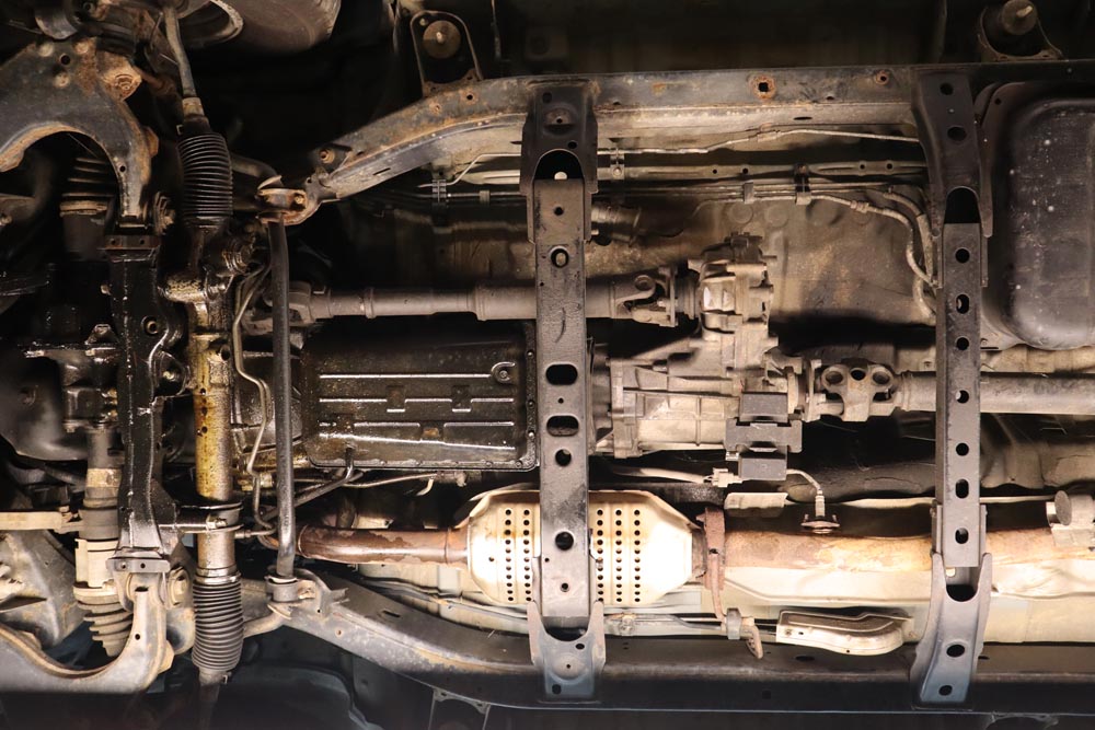 Toyota 3rd Gen 4Runner Transfer Case Skid Plate with REAR Catalytic Co ...